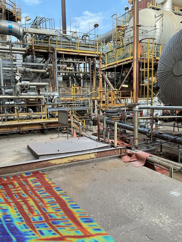 Non-Destructive Evaluation of Concrete Sulfur Pit - FPrimeC Solutions Inc.